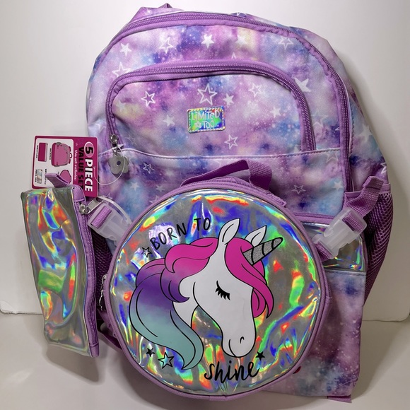 Limited Too | Accessories | Limited Too Backpack 5 Piece Set | Poshmark